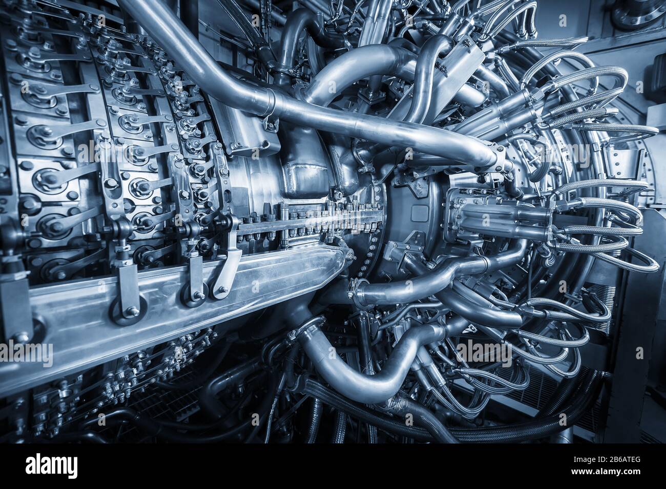 Gas turbine engine of feed gas compressor located inside pressurized ...
