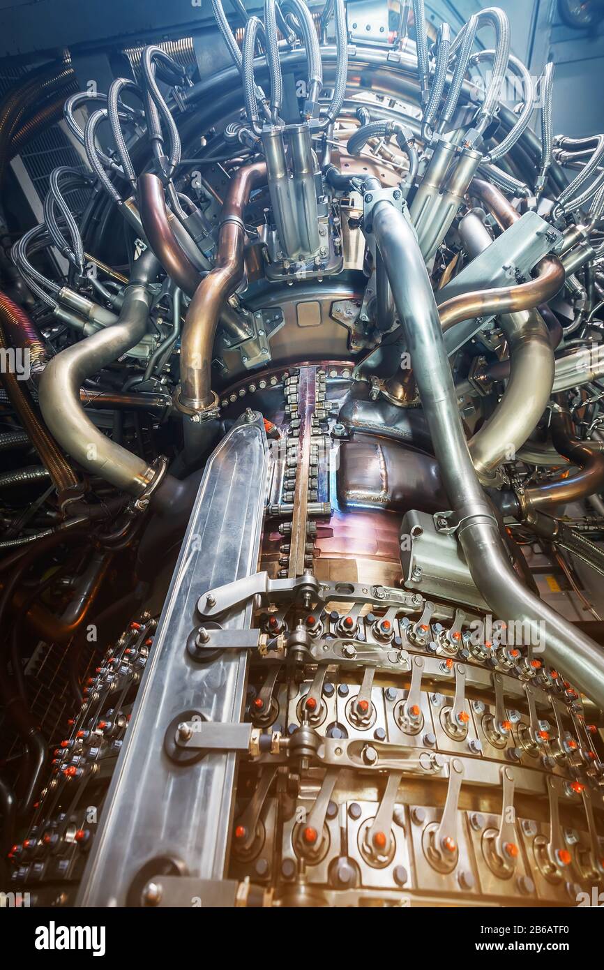 Gas turbine engine of feed gas compressor located inside pressurized ...
