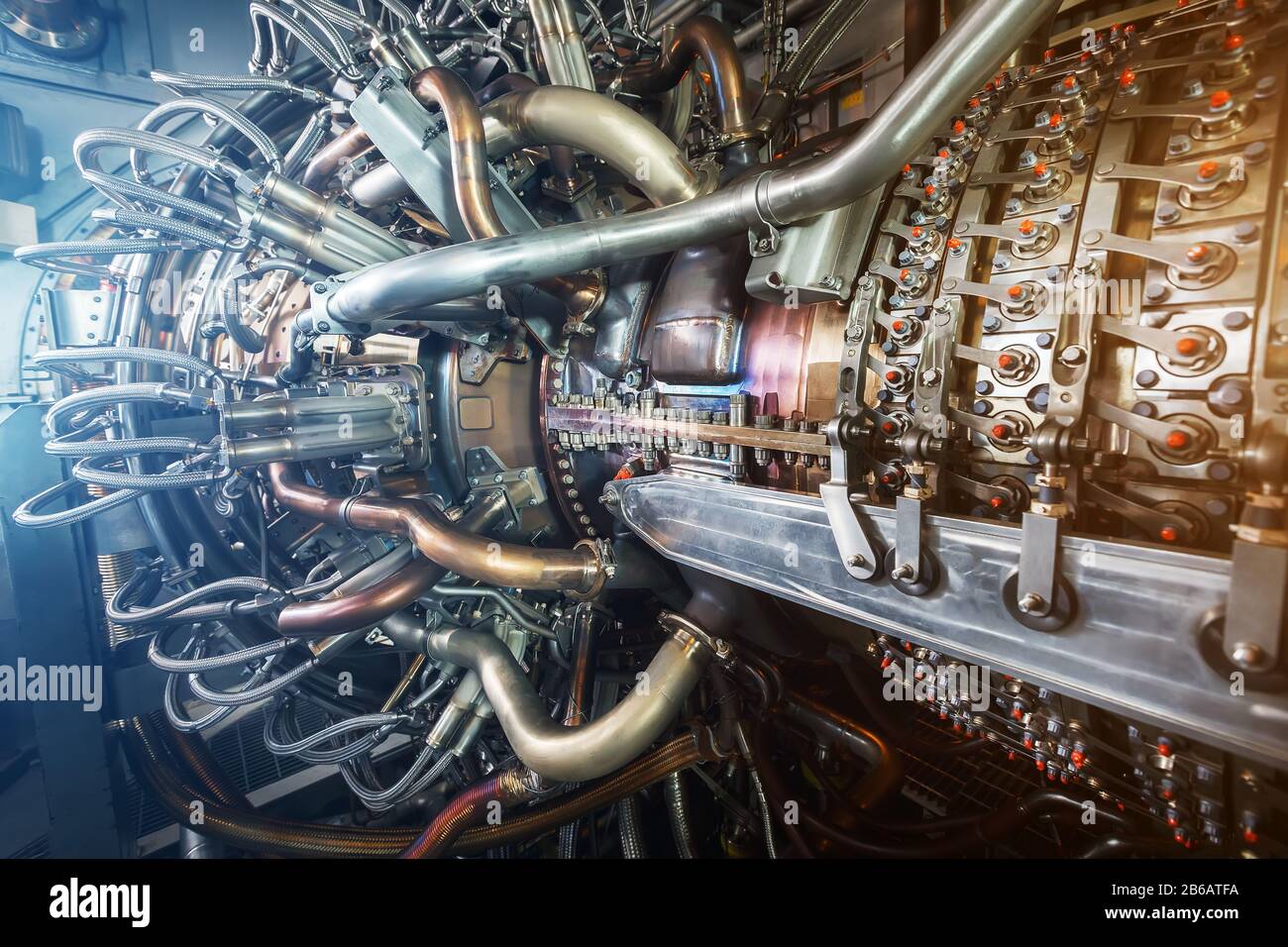 Gas turbine engine of feed gas compressor located inside pressurized ...