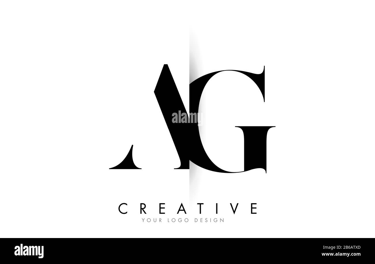 Letter a g design Cut Out Stock Images & Pictures - Alamy