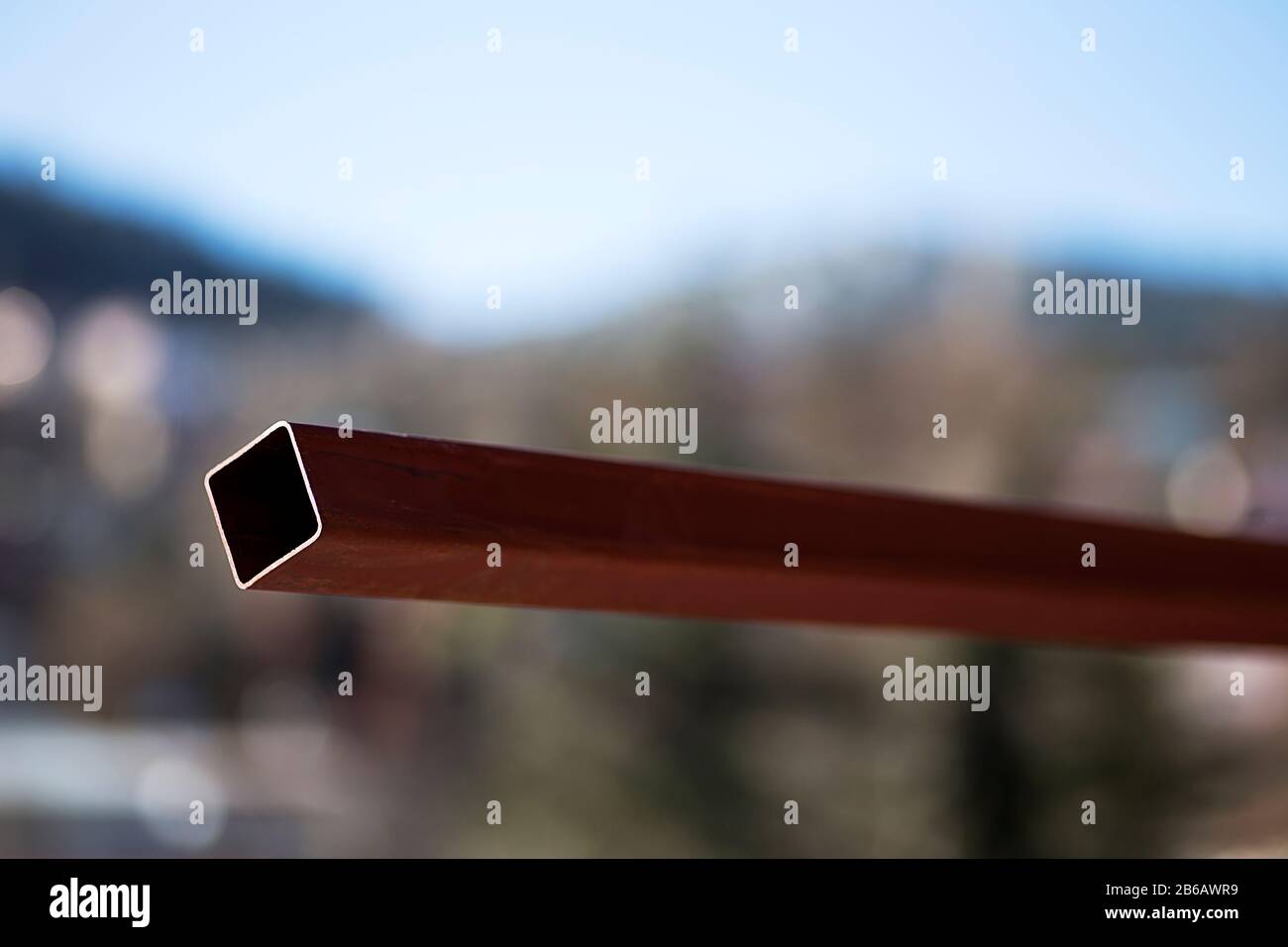 The iron construction profile for house at outdoor Stock Photo - Alamy