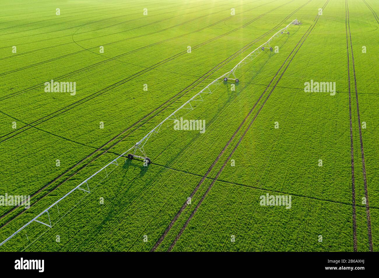 Aerial View Center Pivot Irrigation Stock Photos & Aerial View Center Pivot Irrigation Stock ...