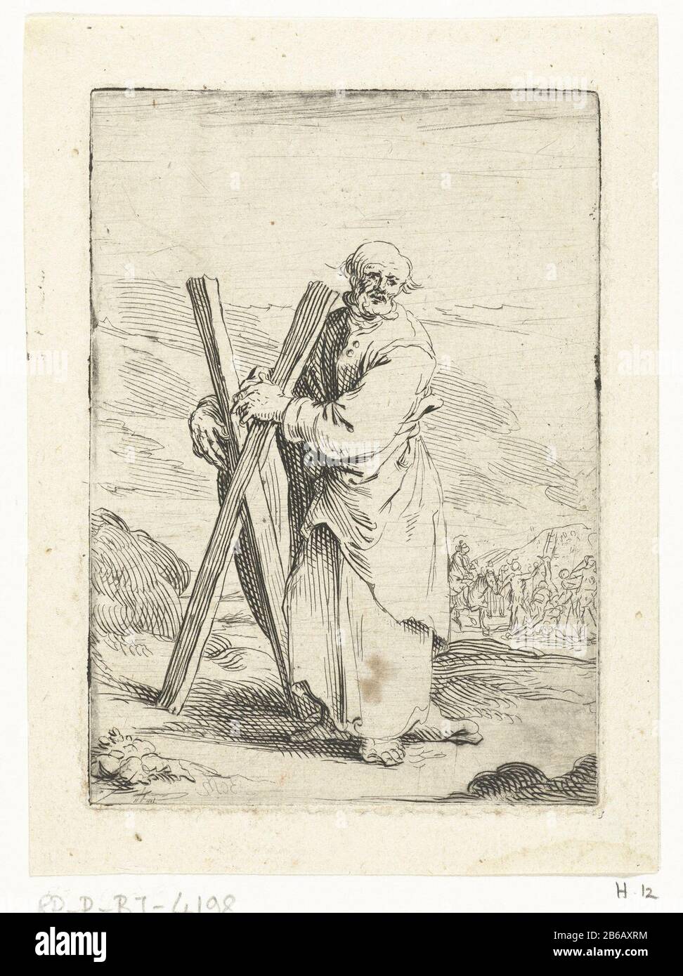 Andreas Apostles (series title) Holy Andreas with a St Andrew's cross ...
