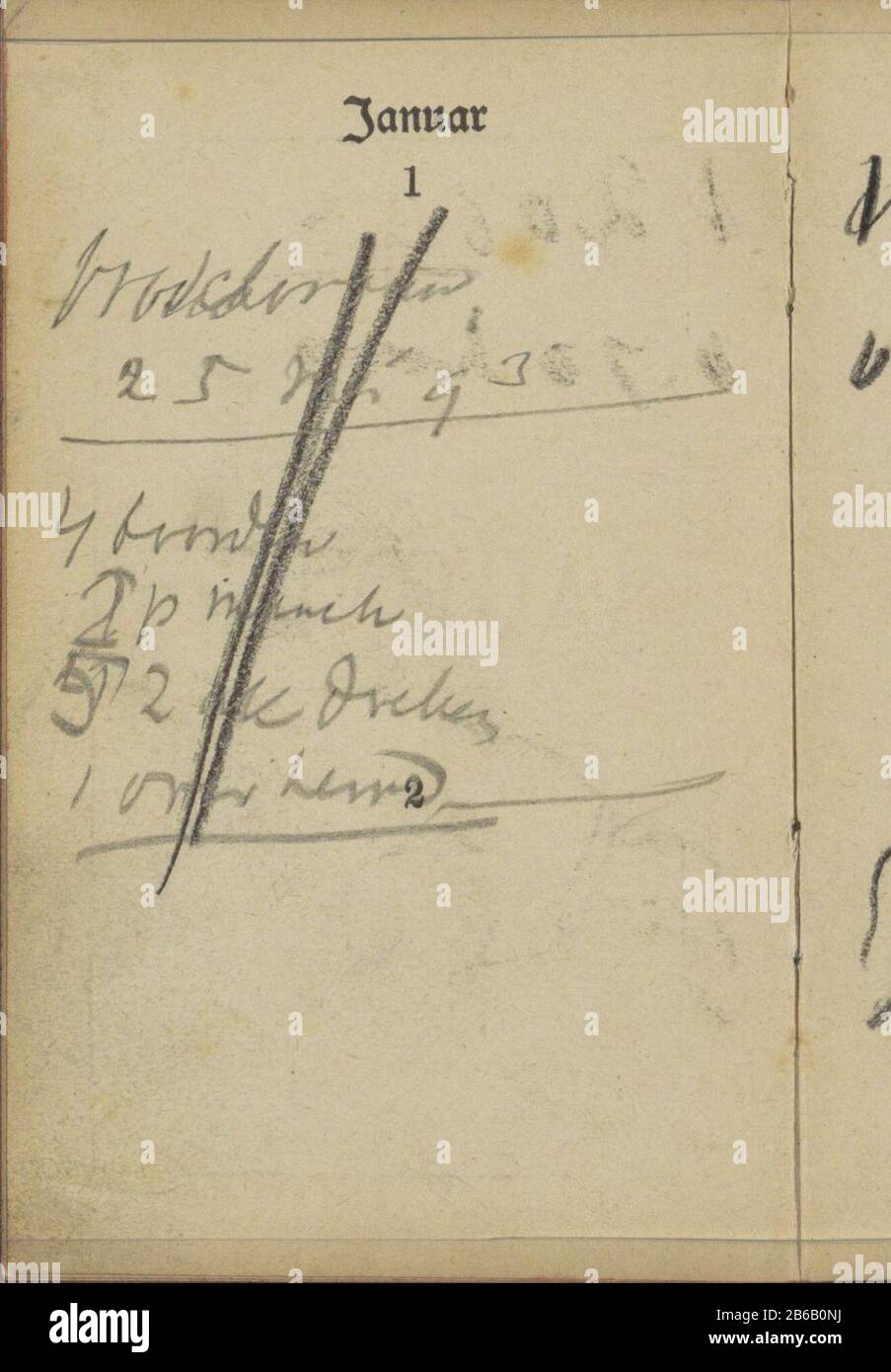 Handwritten list hi-res stock photography and images - Alamy