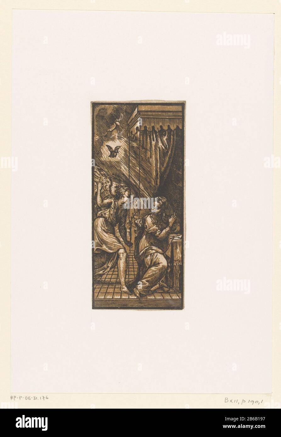 Annunciatie The angel Gabriel announced to Mary that she will conceive ...