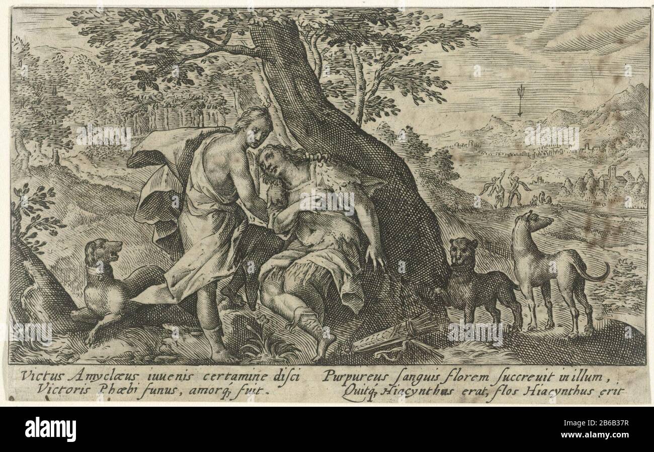 Apollo one Hyacinthus metamorphosis van Ovidius (series title) Apollo ...