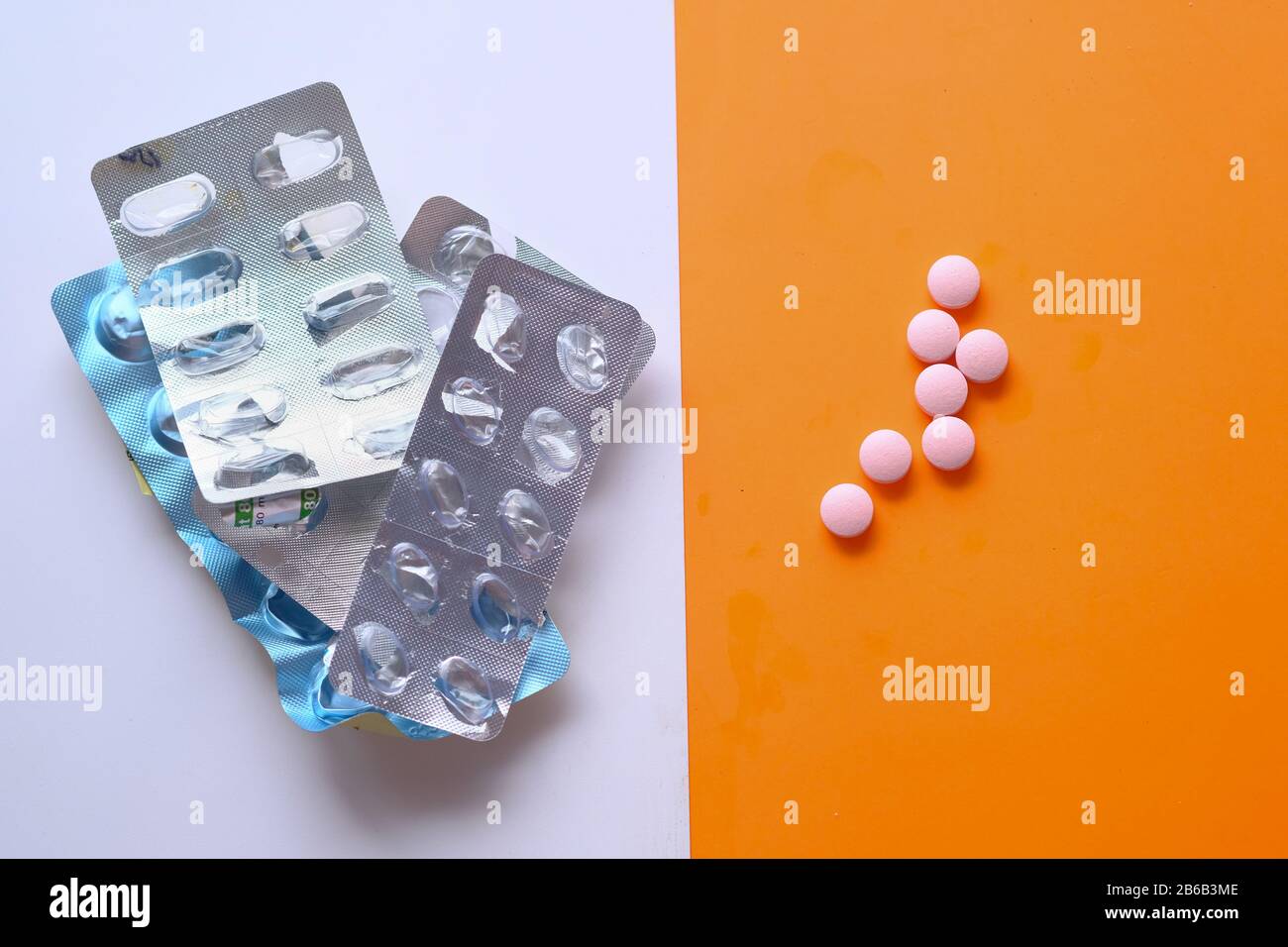 Empty blister pack hi-res stock photography and images - Alamy