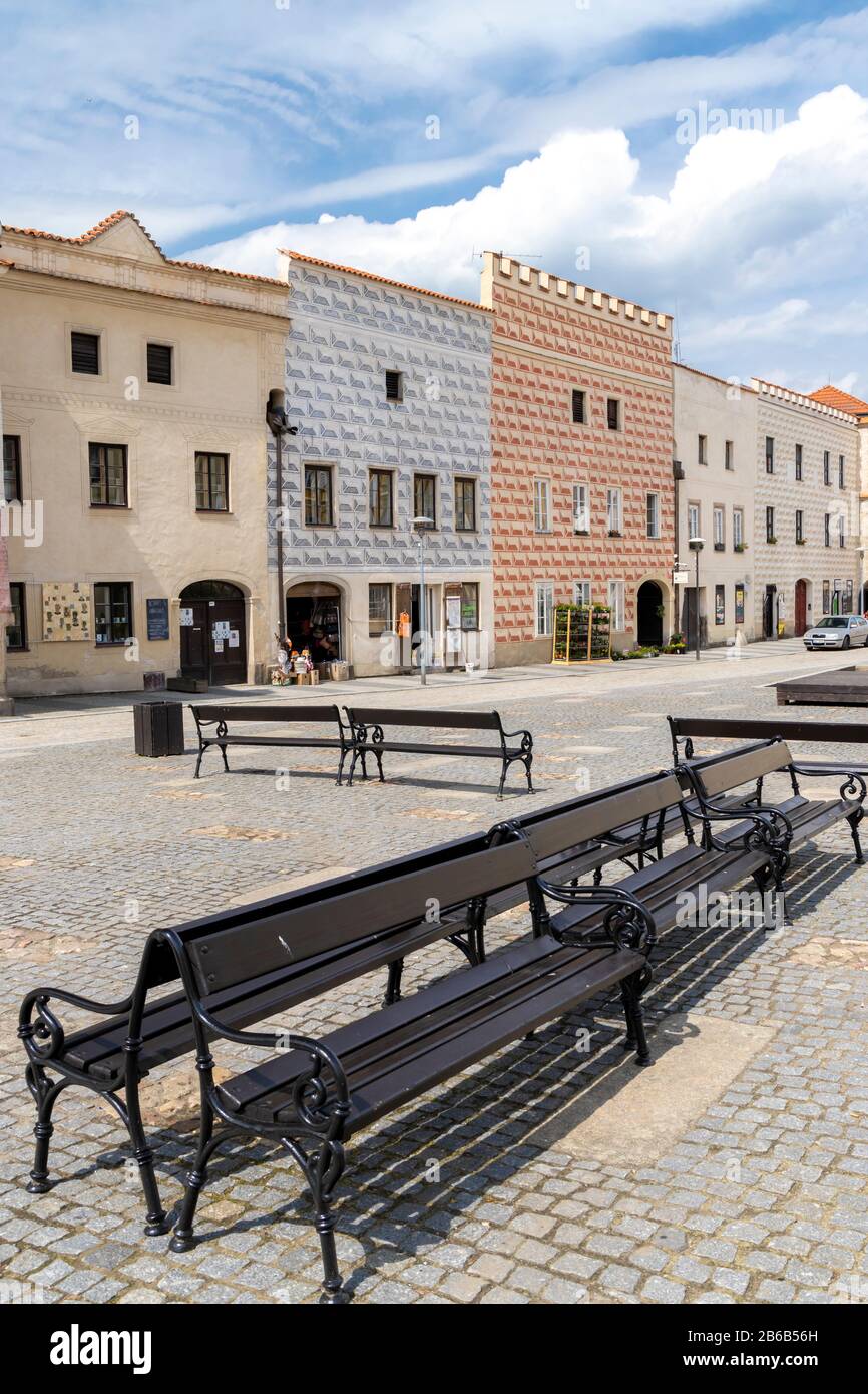 Olad town Slavonice in Czech Republic Stock Photo - Alamy