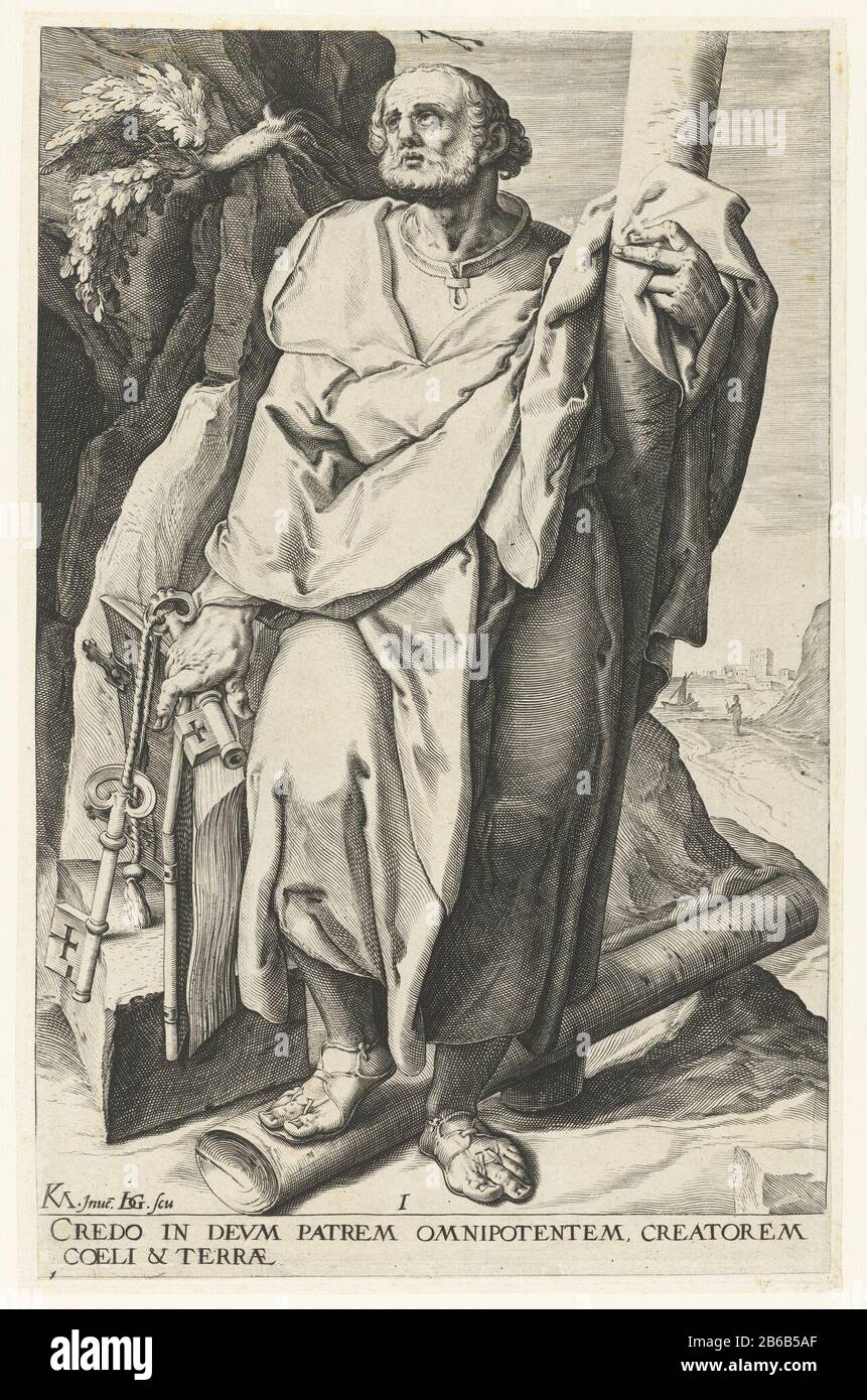 Apostle Peter Credo in Devm Patrem Omnipotemtem (title object) Christ ...