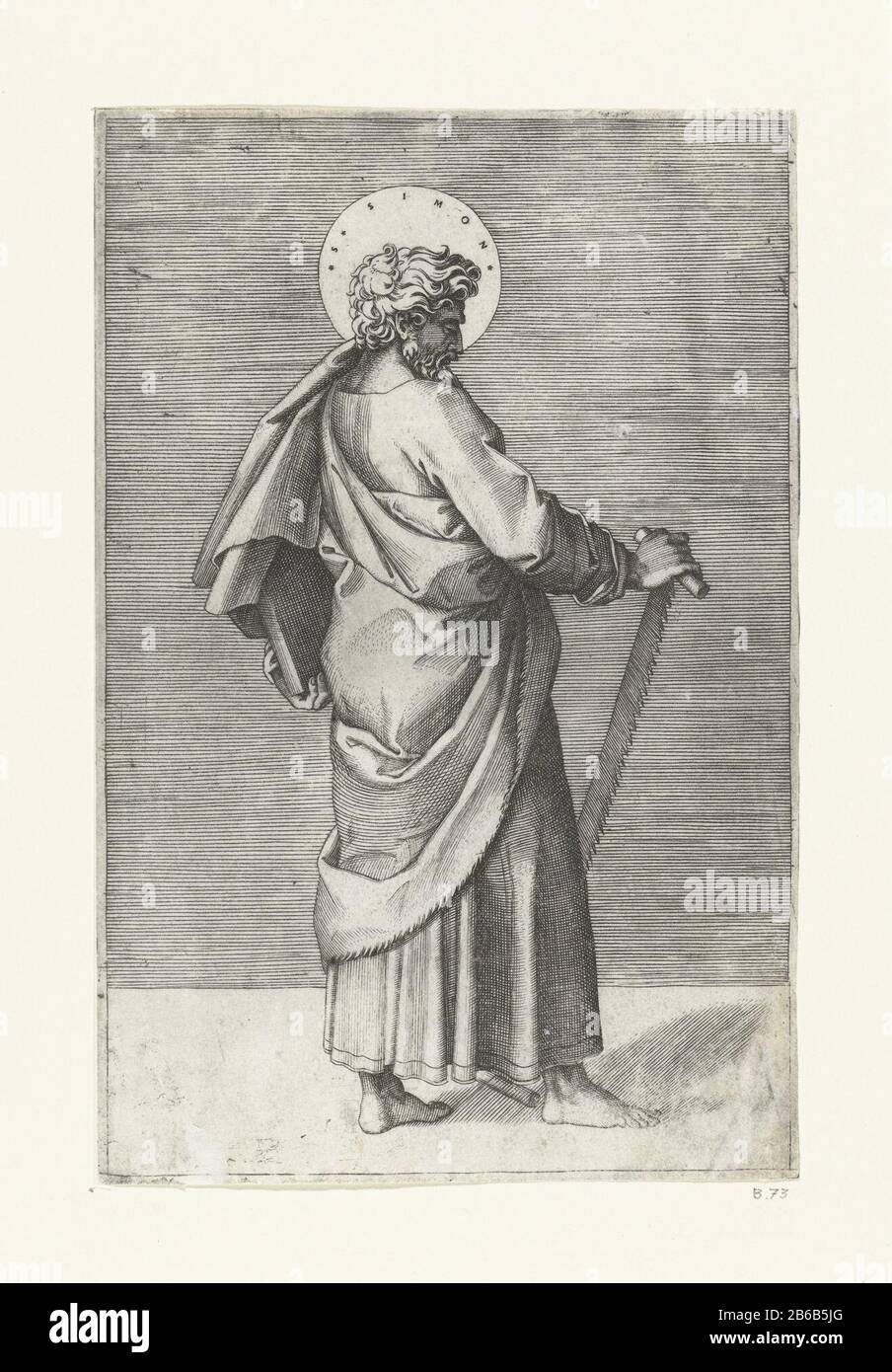 Apostle Simon the Zealot with saw Simon S (title object) Christ and the ...