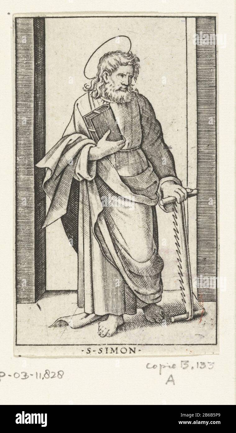 Apostle Simon the Zealot with saw Simon S (title object) Christ and the ...