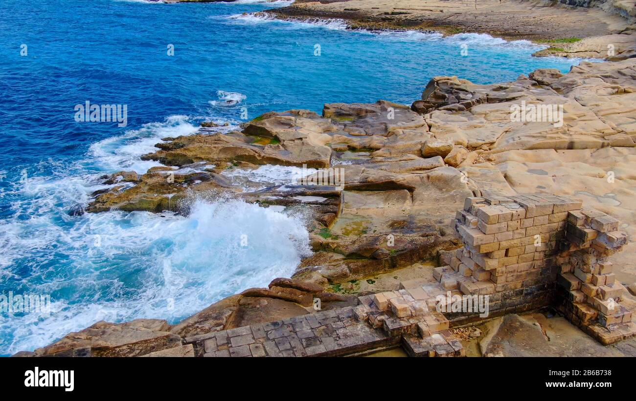 Water splash from wave hitting hi-res stock photography and images - Alamy