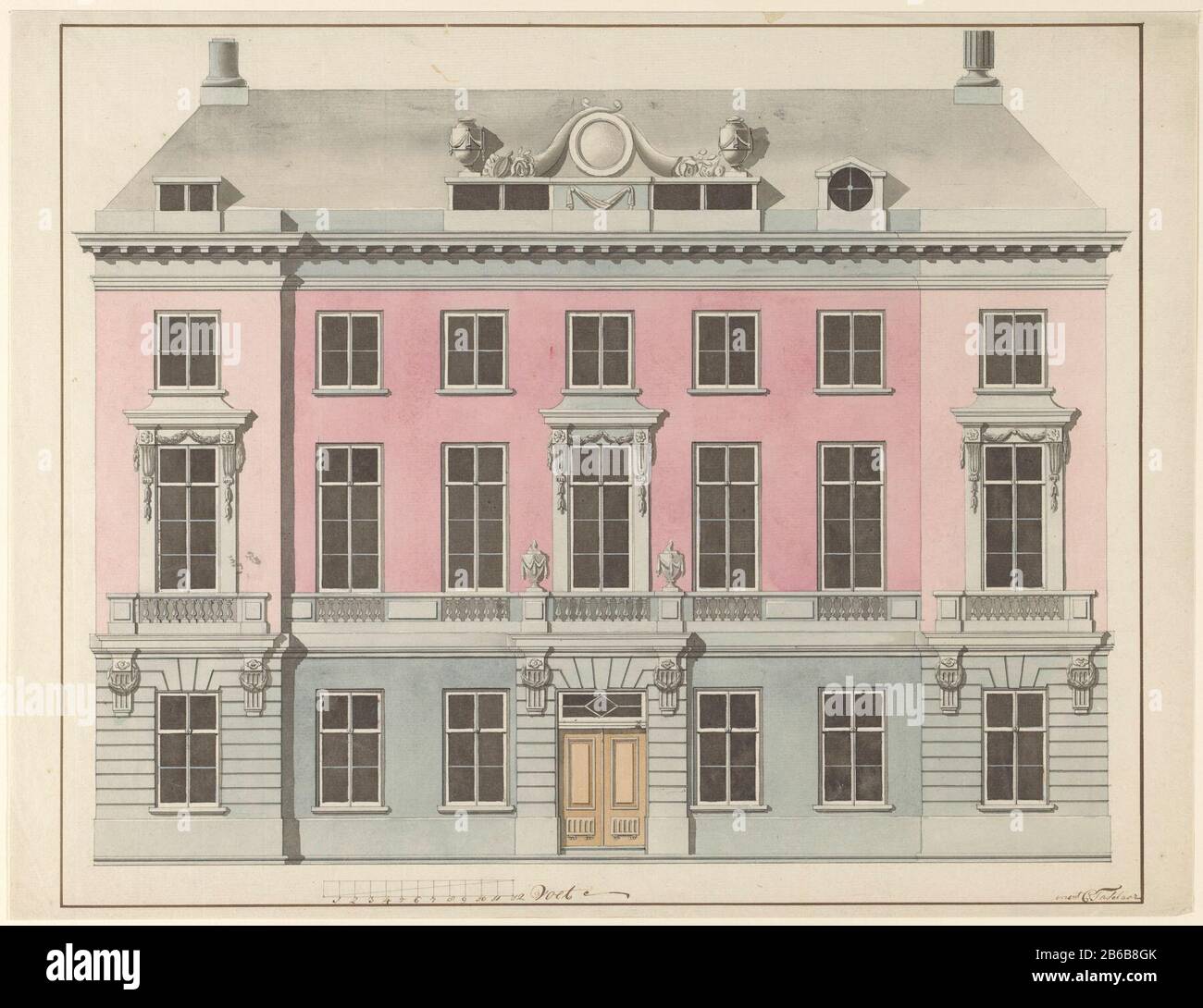 Classical Facade Color Architecture Drawing Design Stack: A Blog About