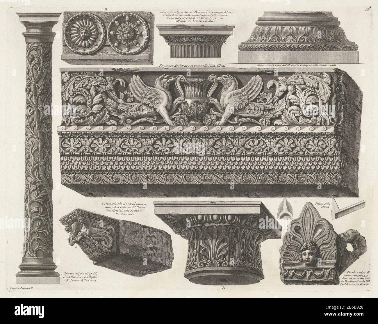 Frieze and capitals hi-res stock photography and images - Alamy