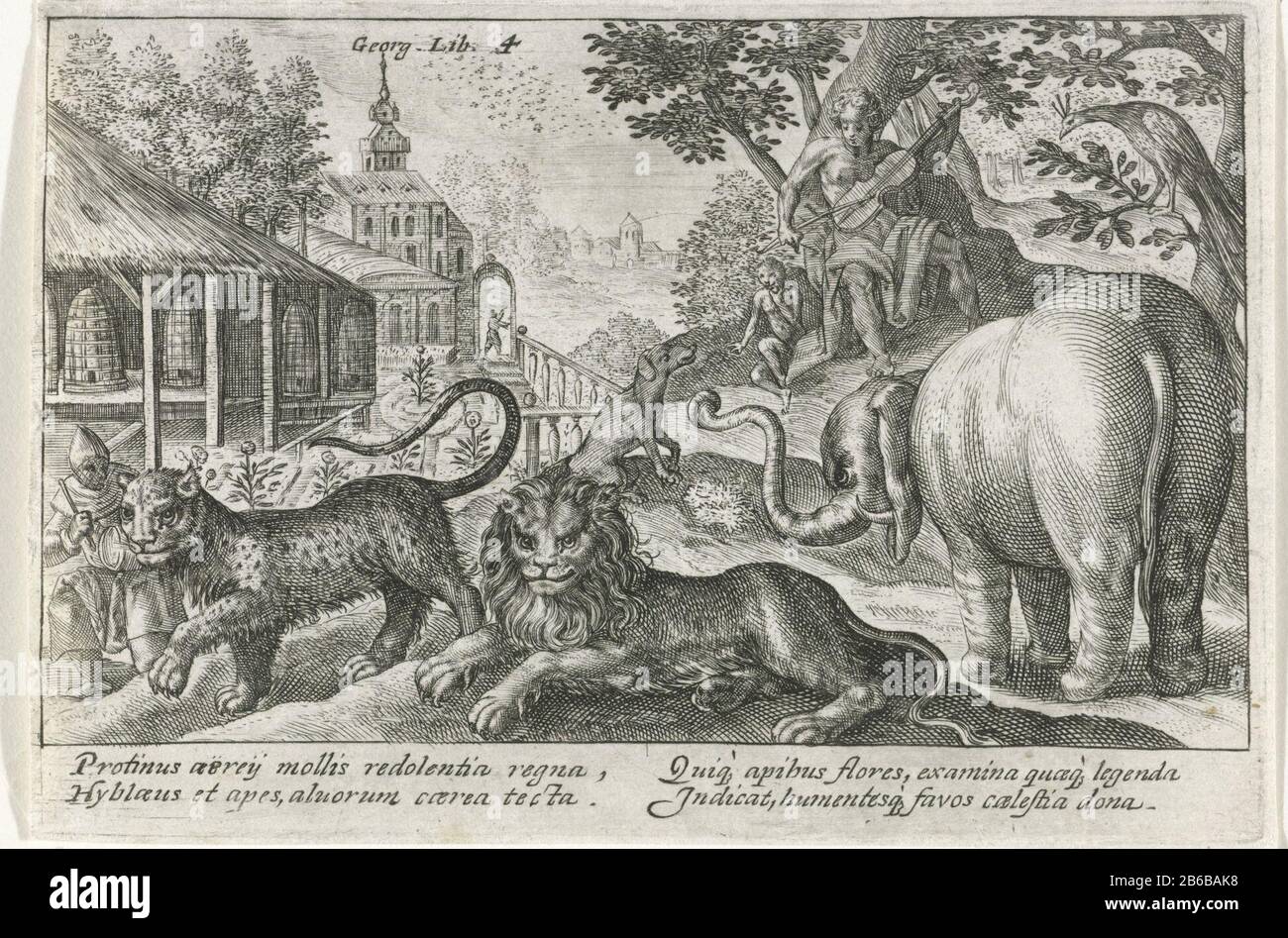 Aristaeua en Orpheus BRIEF work of Vergil (serietitel) Landscape with a ...