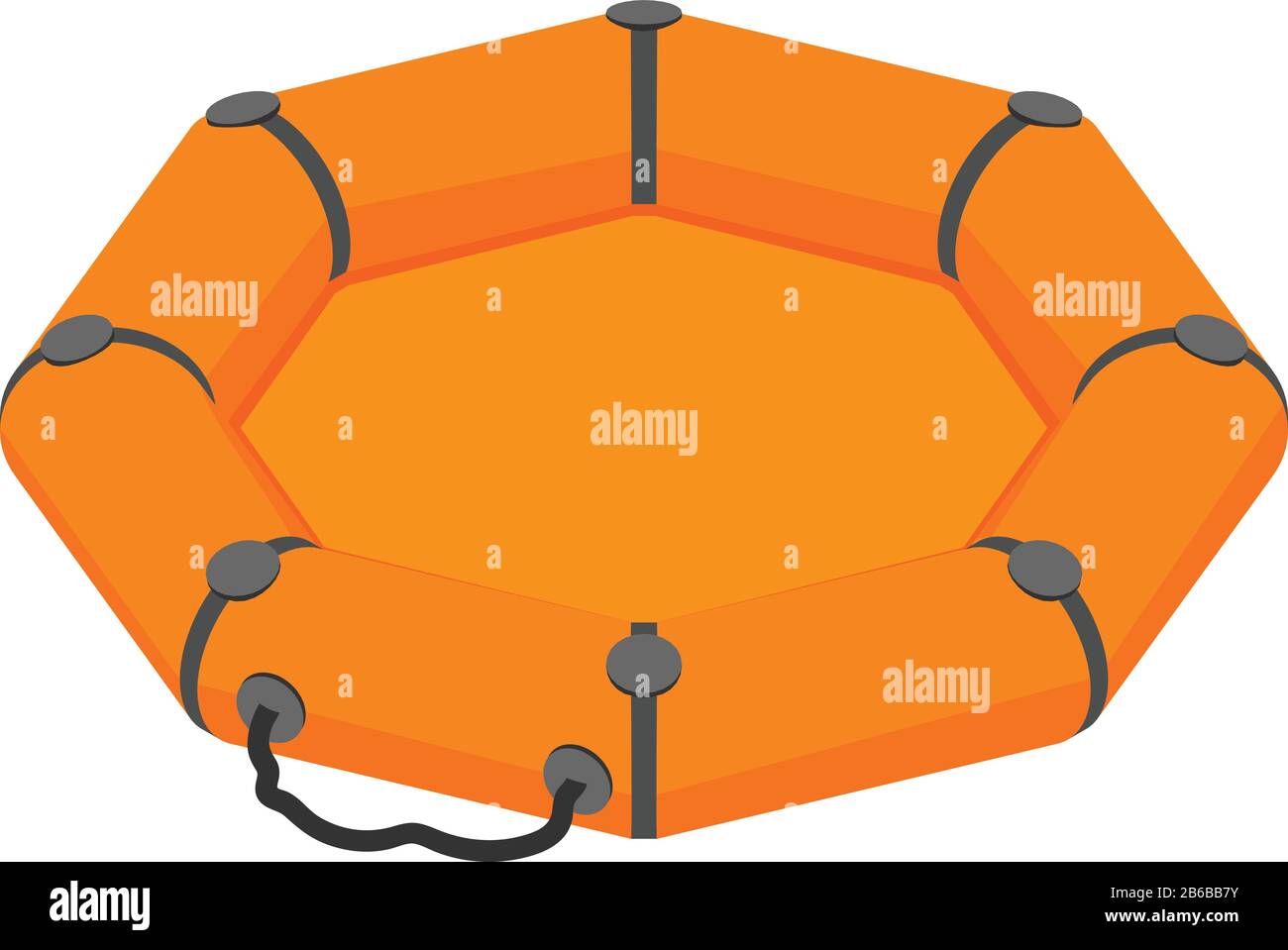 Rescue round boat icon. Isometric of rescue round boat vector icon for ...