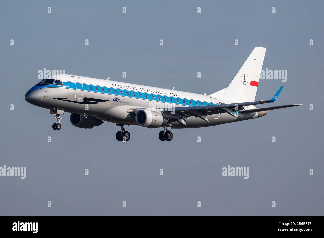 Budapest / Hungary - November 11, 2019: LOT Polish Airlines special ...