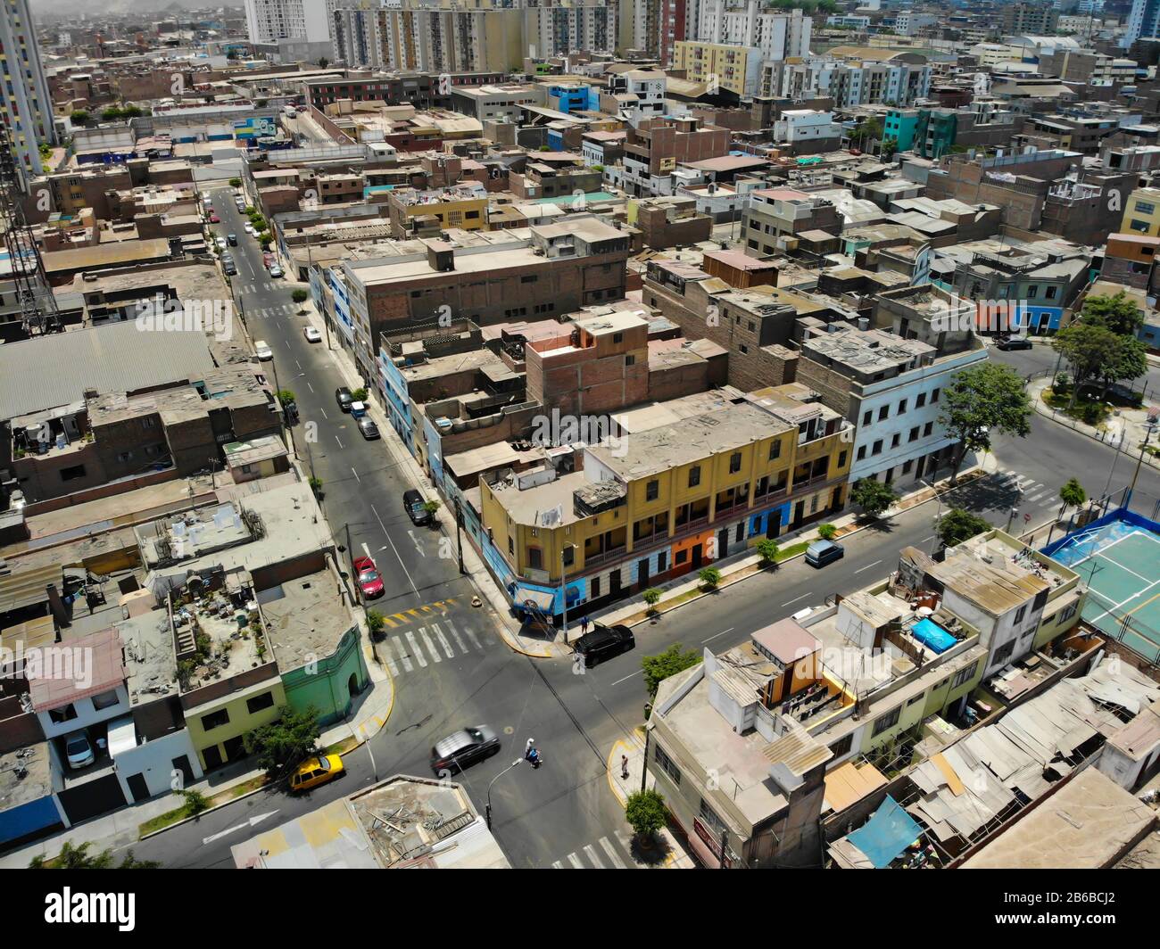 Lima, Peru Breña one of the district of the Peruvian capital, photo ...