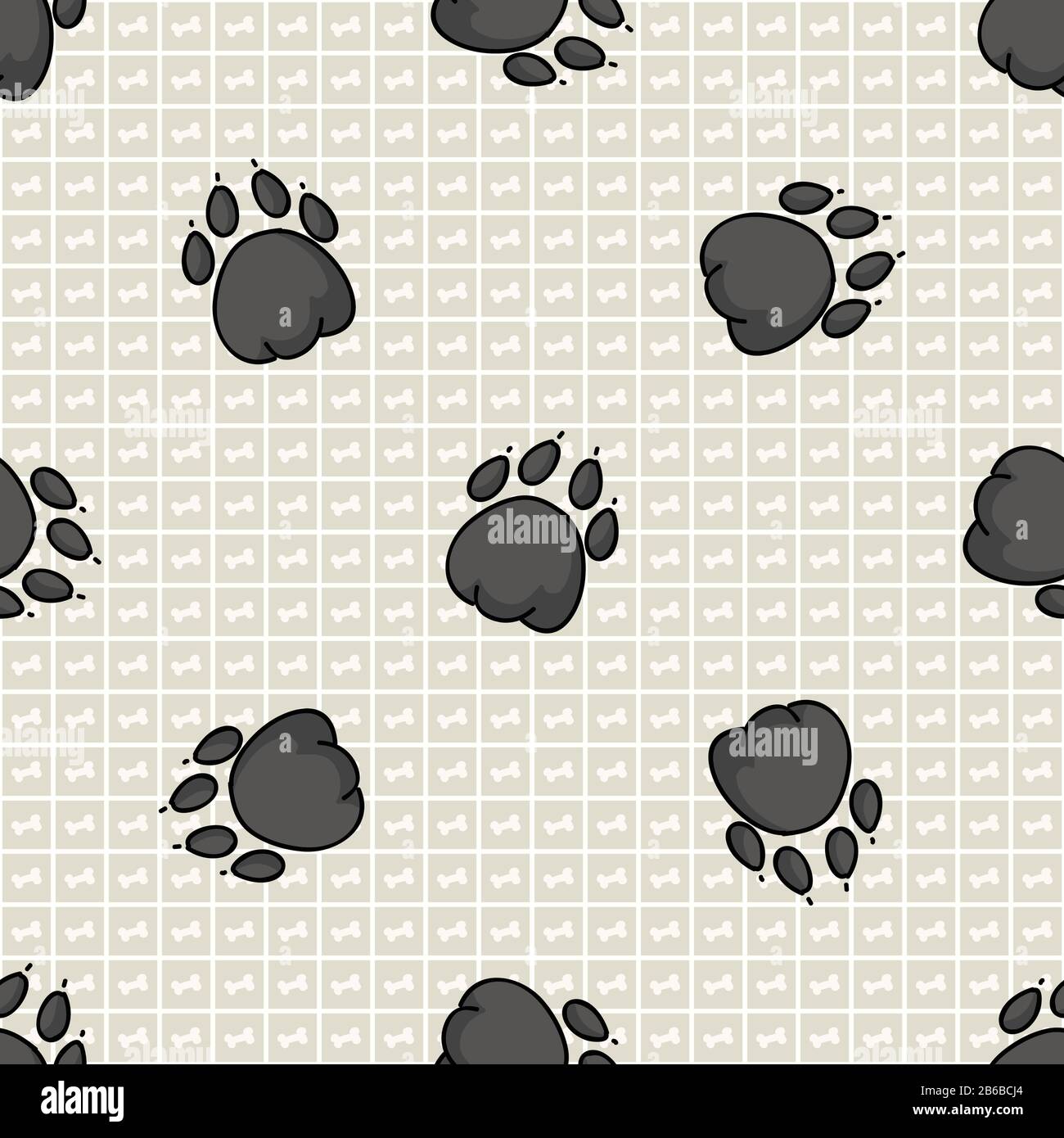 Dog paw pad Stock Vector Images - Alamy