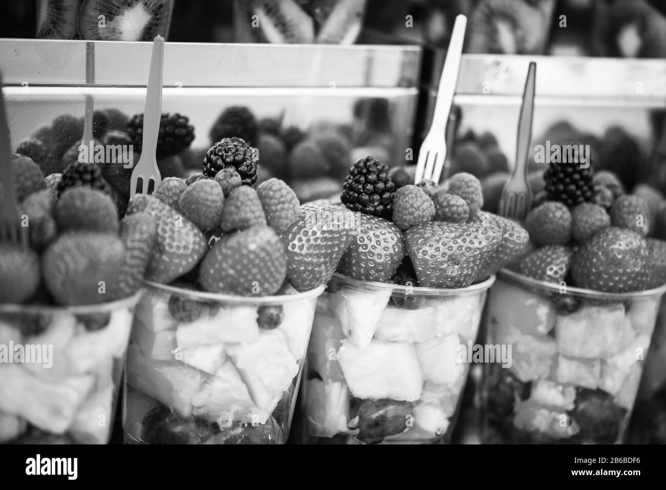 Fresh pomegranate fruits green Black and White Stock Photos & Images ...
