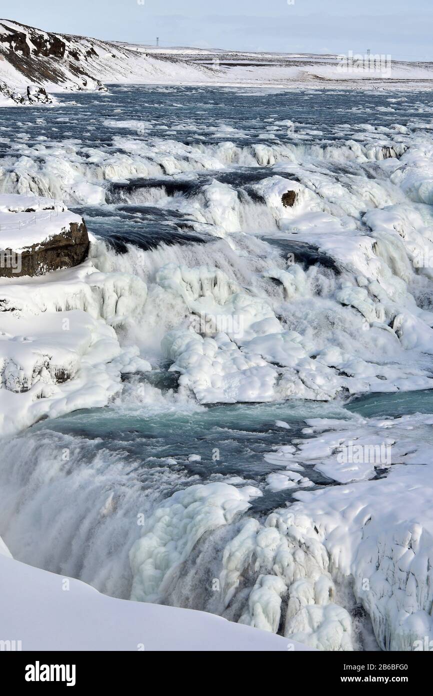 Gullfoss frozen hi-res stock photography and images - Alamy