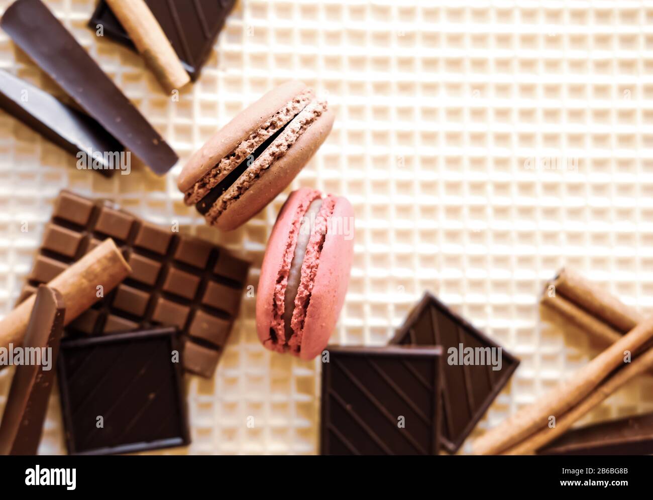 Sweet food background Stock Photo - Alamy