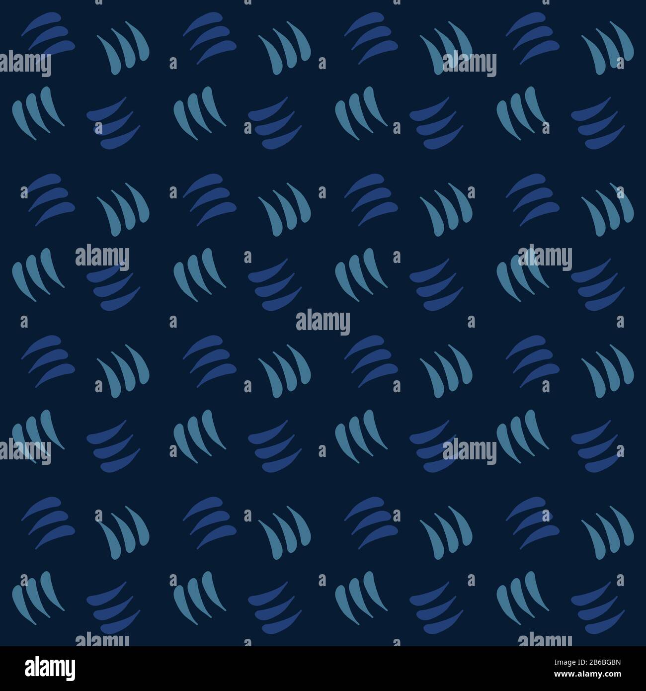Classic blue simple swirl grid vector texture seamless pattern ...