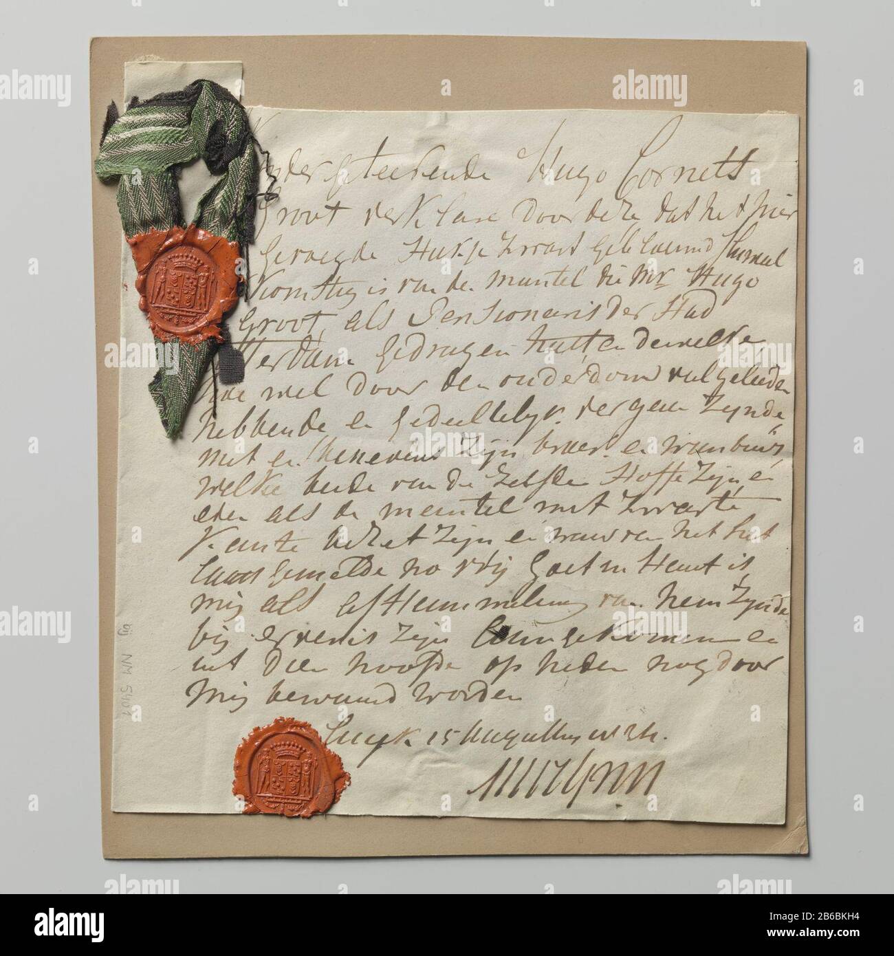 Declaration of authenticity hi-res stock photography and images - Alamy