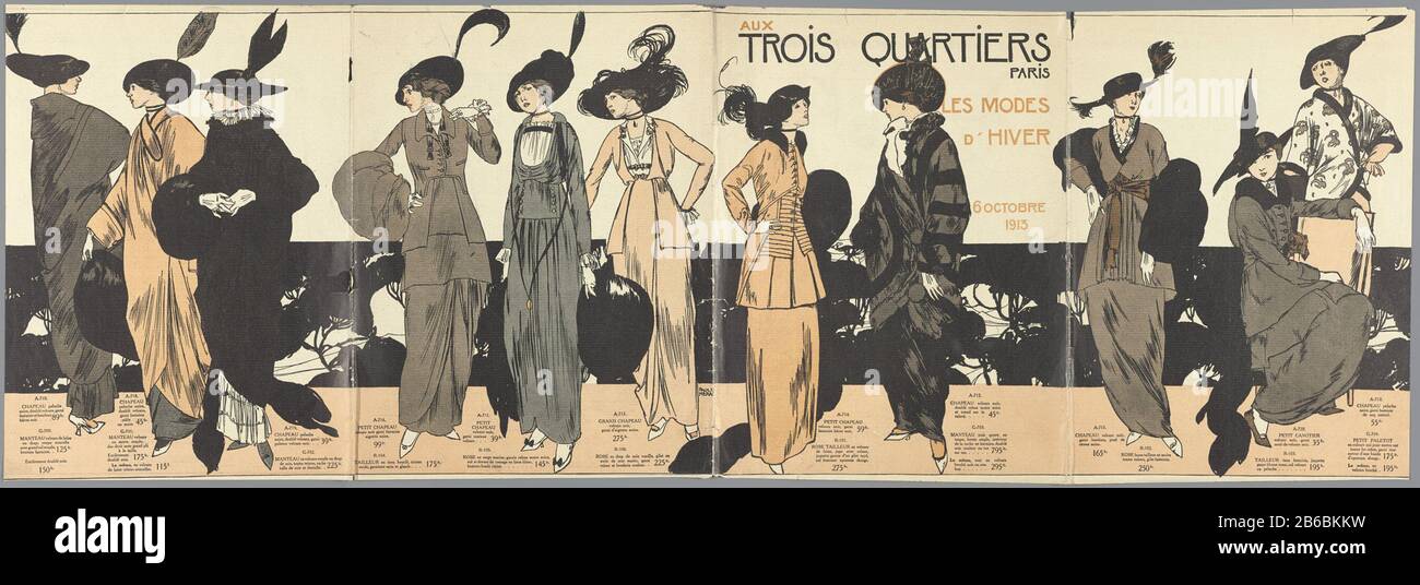 Fashion plate paris dress hi-res stock photography and images - Alamy