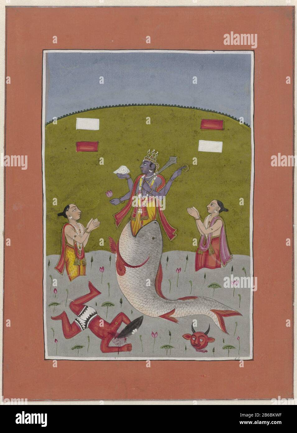 Avatar of Vishnu who emerges from the mouth of a fish Avatars of Vishnu ...