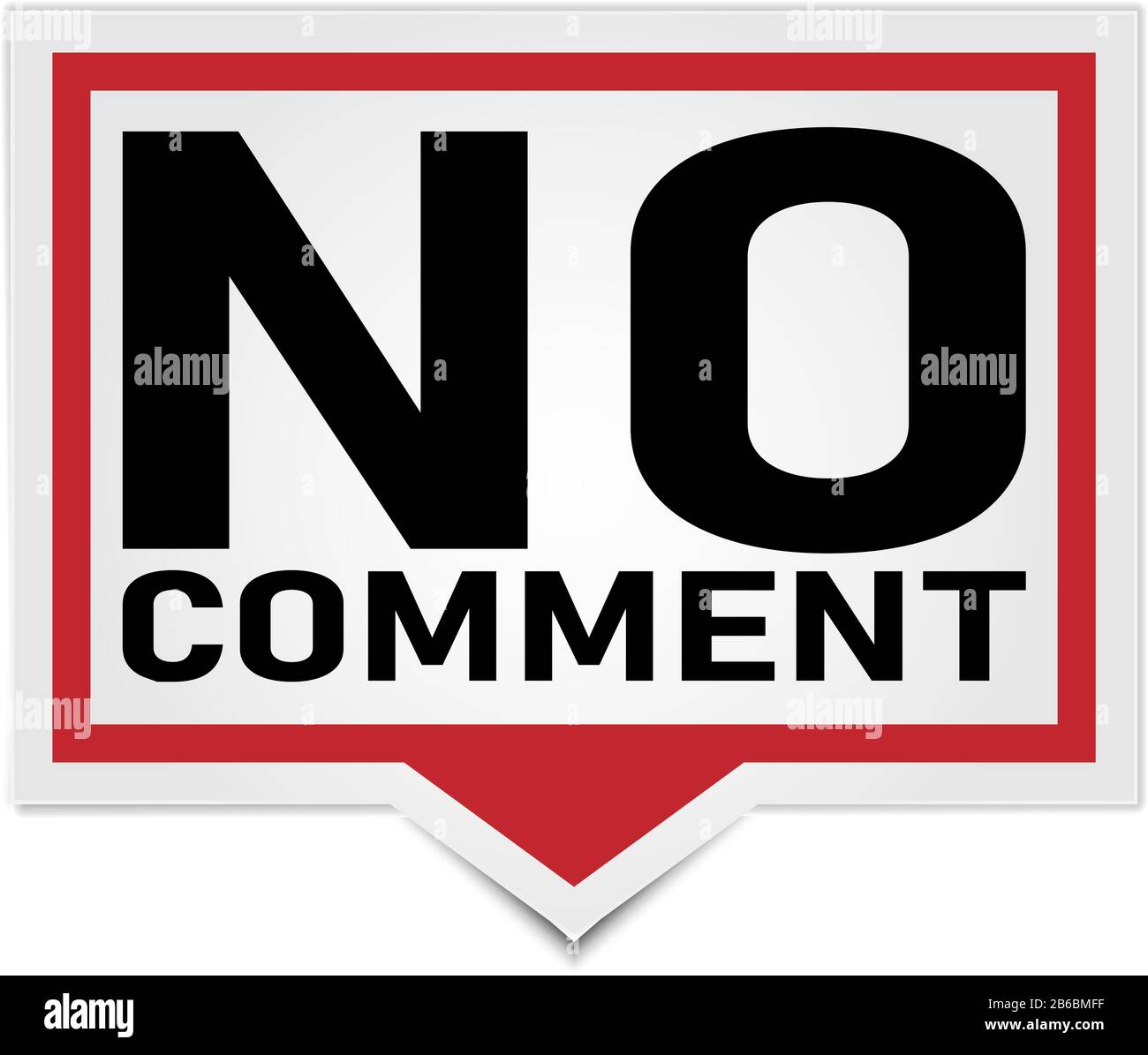 No comment stamp sign seal Cut Out Stock Images & Pictures - Alamy
