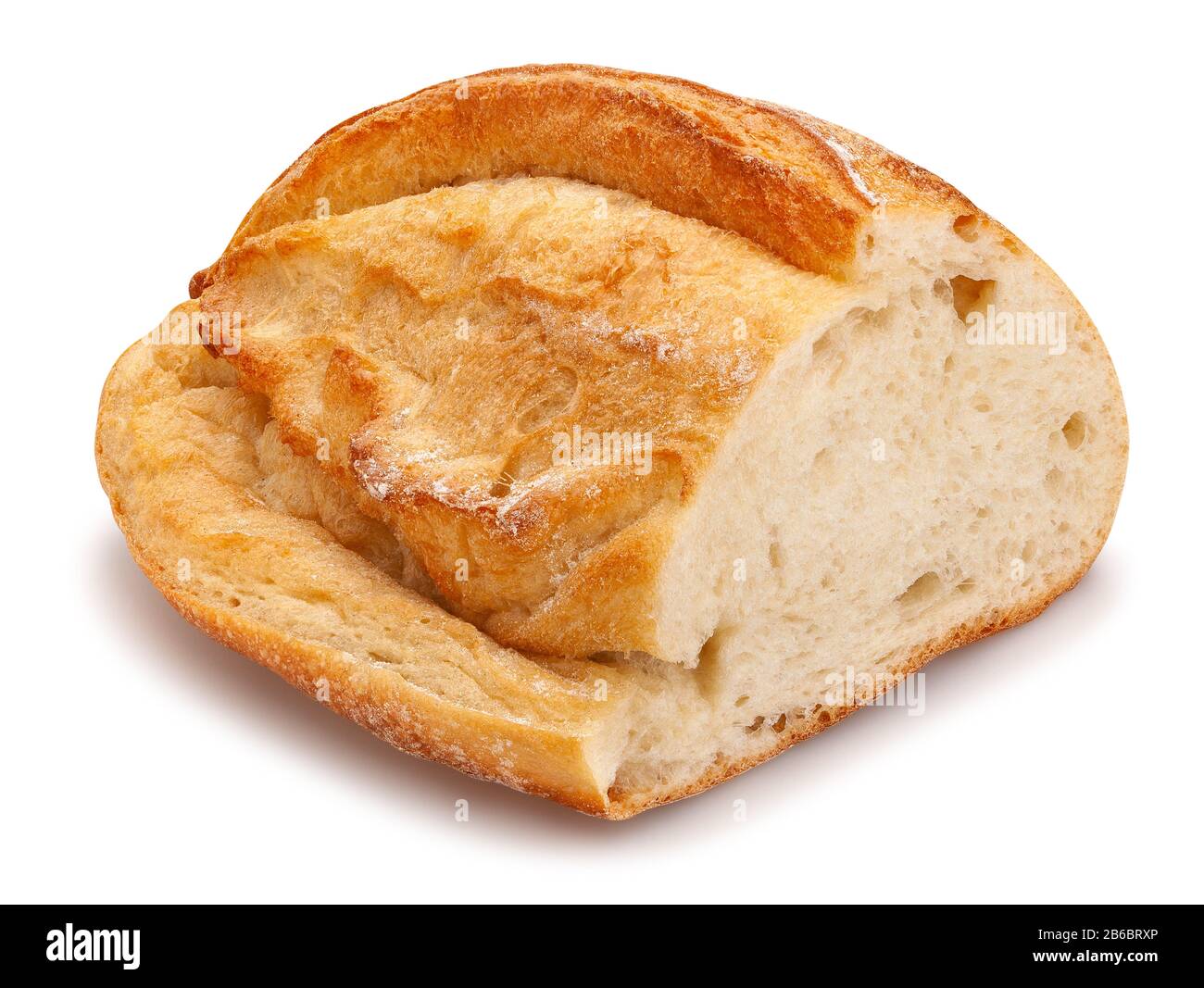 White sliced bread on white Cut Out Stock Images & Pictures - Alamy