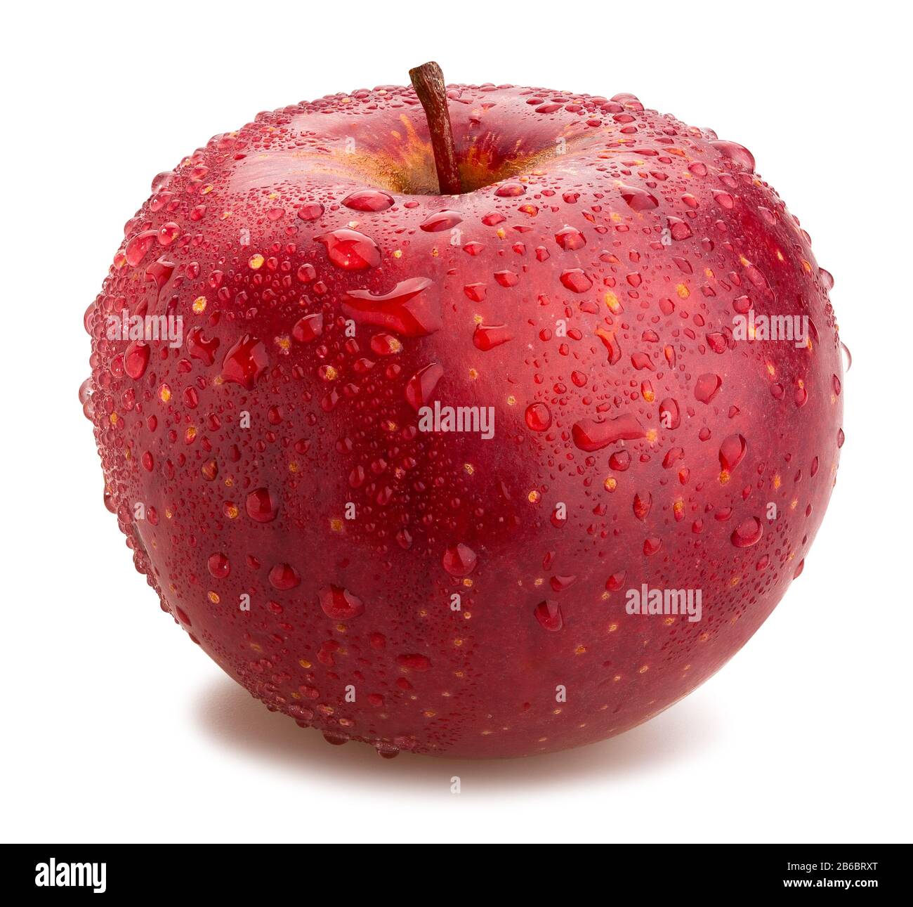 dark red apples path isolated on white Stock Photo - Alamy