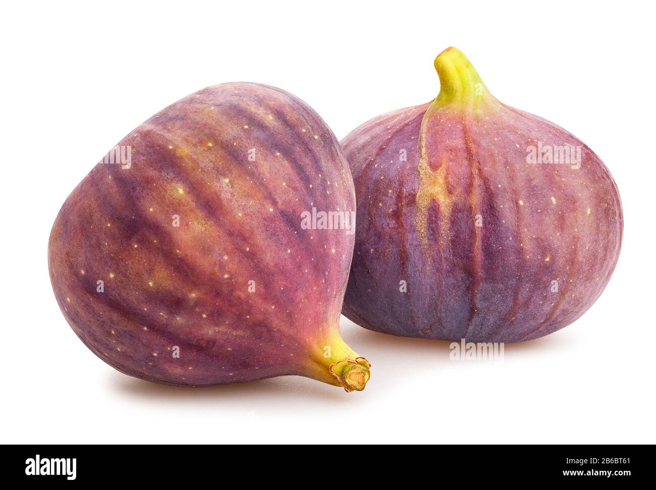 Two ripe purple figs Cut Out Stock Images & Pictures - Alamy