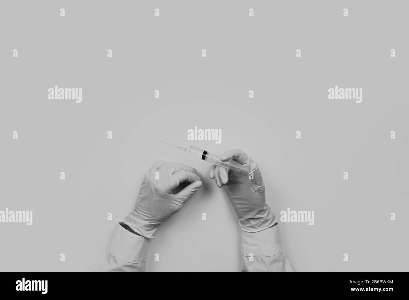 Flat lay view office Black and White Stock Photos & Images - Alamy