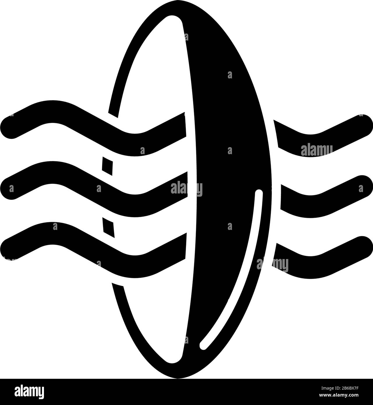 Transparency Contact Lens for Eye. Flat Vector Icon illustration ...