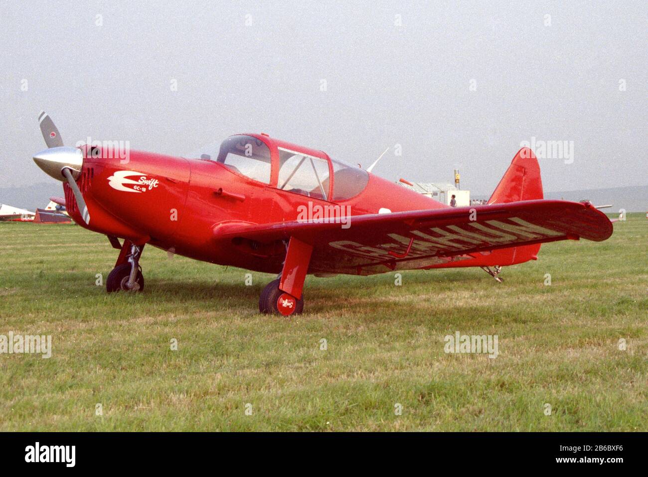 A GLOBE GC-1B SWIFT, G-AHUN at wroughton Stock Photo - Alamy