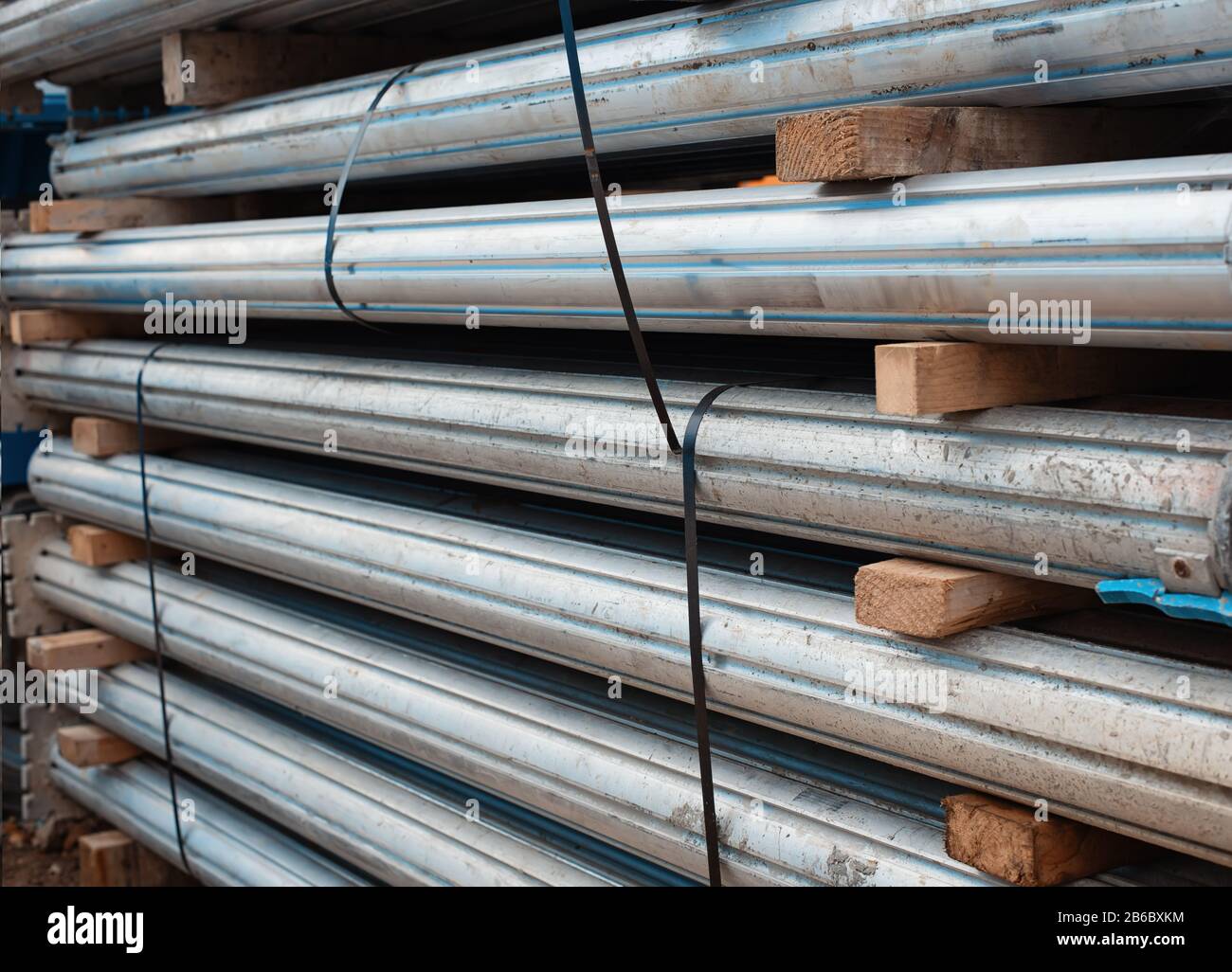 The falsework Decking system legs for construction of suspended ...