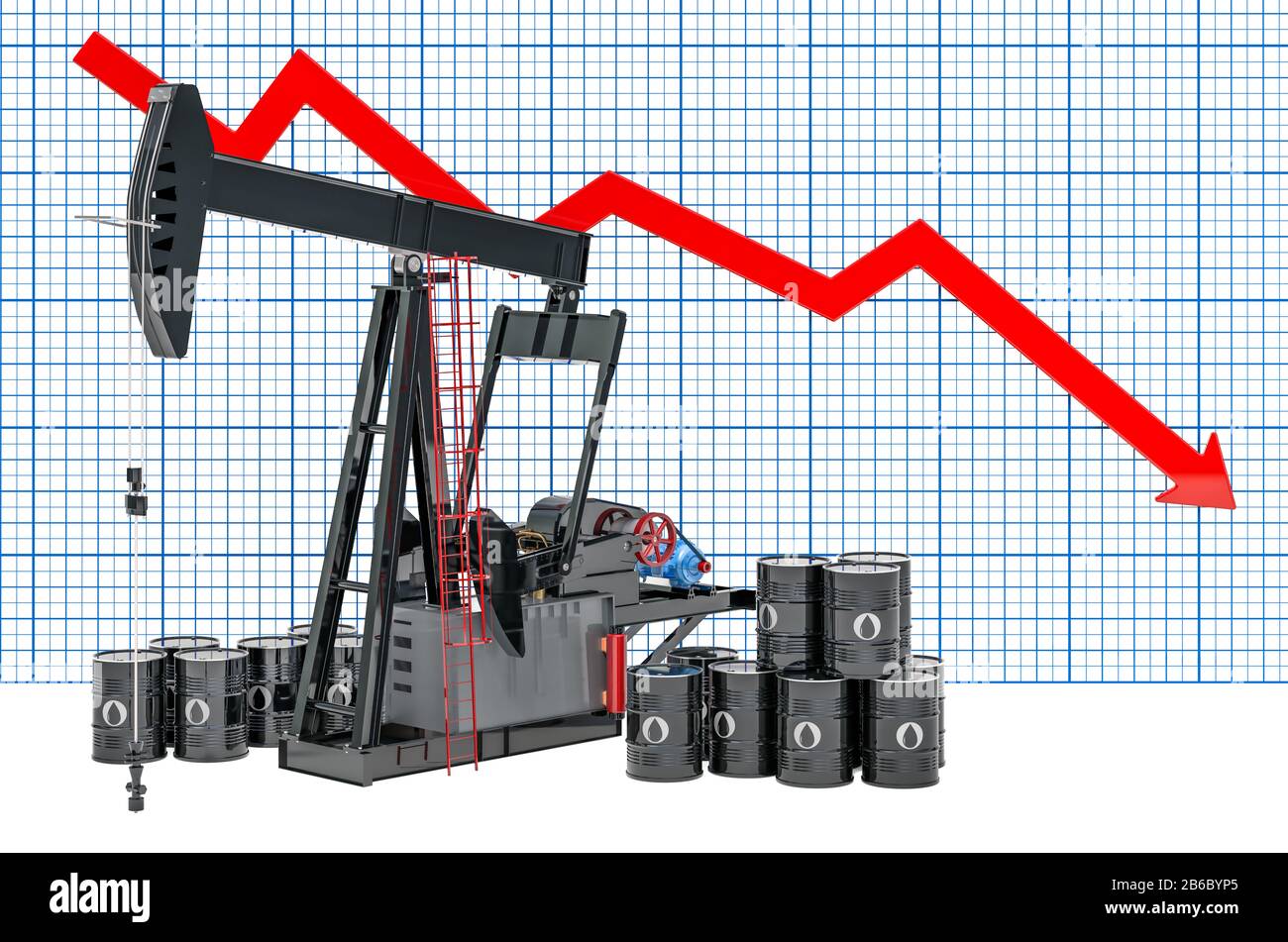 Commercial drilling of crude oil hi-res stock photography and images ...
