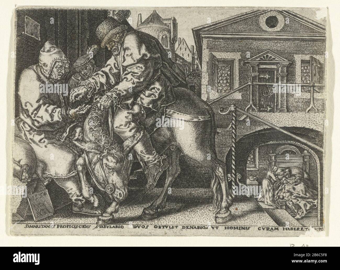 Good Samaritan pays the innkeeper Parabel of the Good Samaritan ...