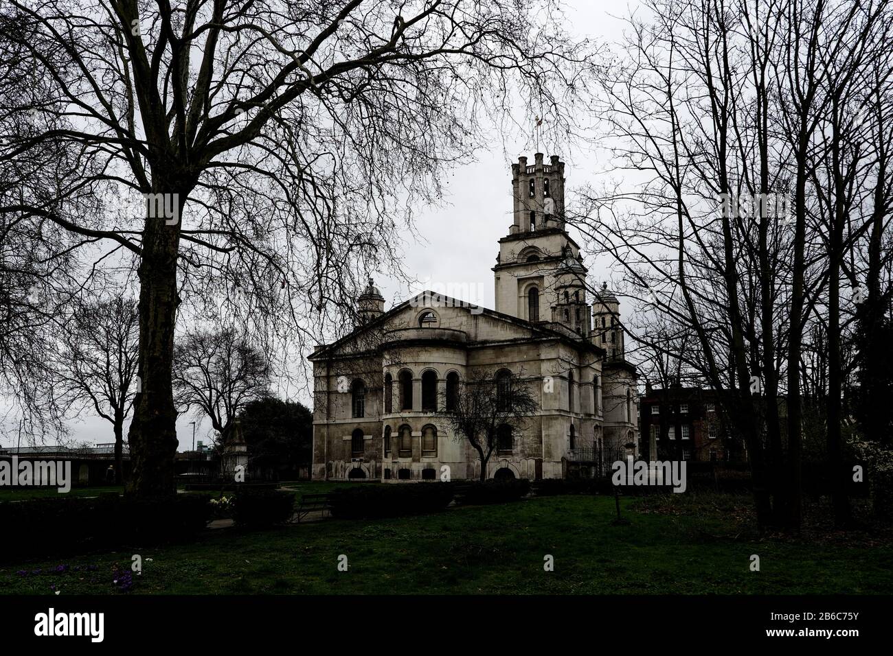 St George in the East Stock Photo - Alamy