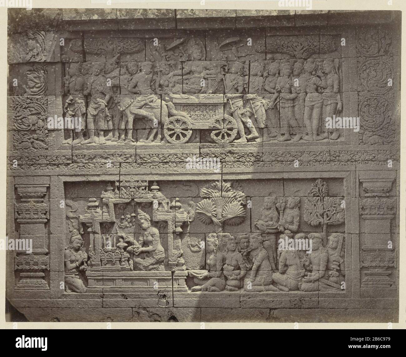 Where: the upper part tells a story of Siddhartha in Lalitavistara and ...
