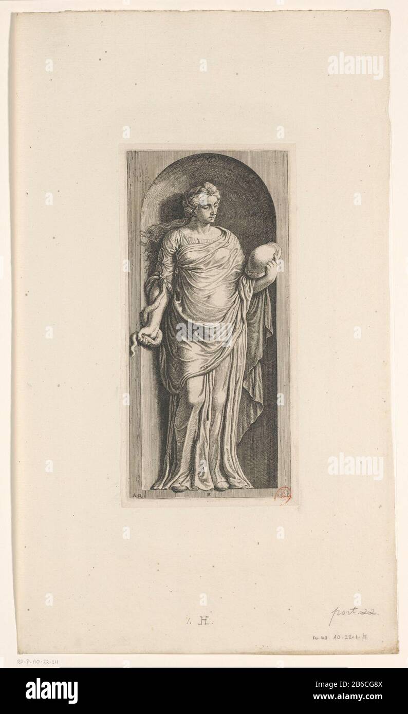Image of Prudentia (Prudence) in Vierschaar Town Hall on the Dam ...