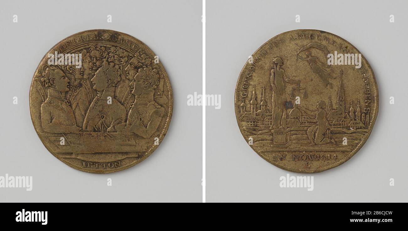 Beginning of the Congress of Vienna, for the rearrangement of Europe ...