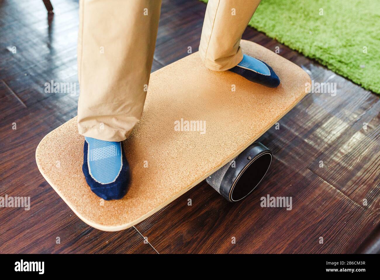 balance board as fun and healthy leisure Stock Photo - Alamy