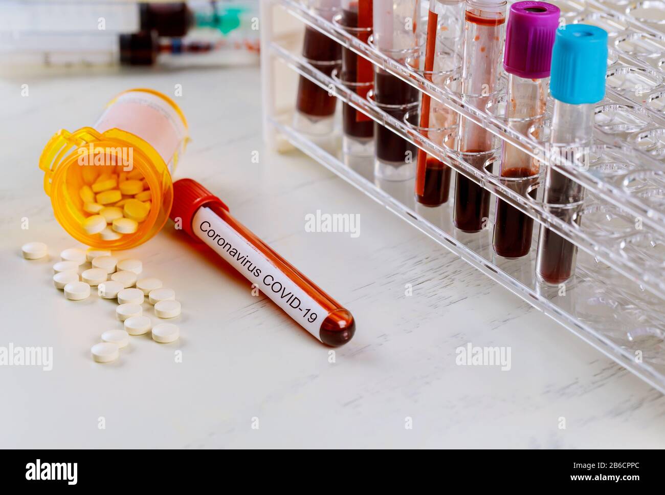 Medical equipment blood test COVID-19 coronavirus pharmaceutical ...