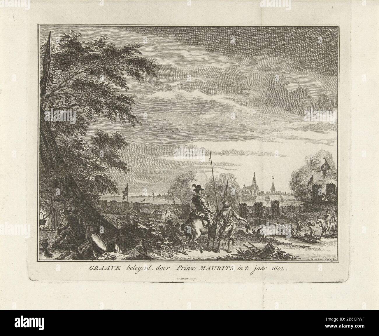 Siege of Grave by Maurice, 1602 Graave siege, by Maurice Princess, in ...