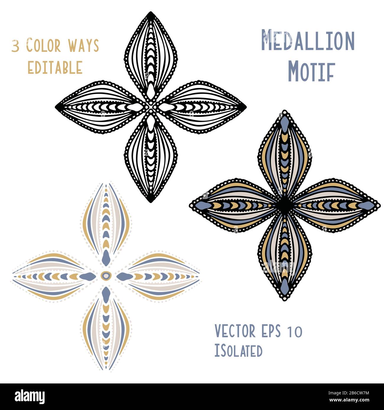 Eastern floral ogee motif vector clipart isolated . Hand drawn ethnic ...