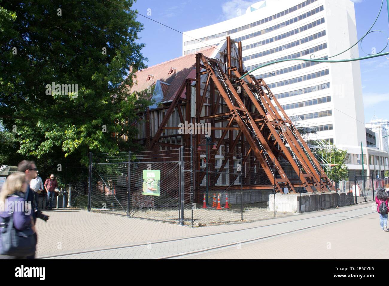 Reconstruction of the Christchurch Cathedral, Christchurch, New Zealand ...