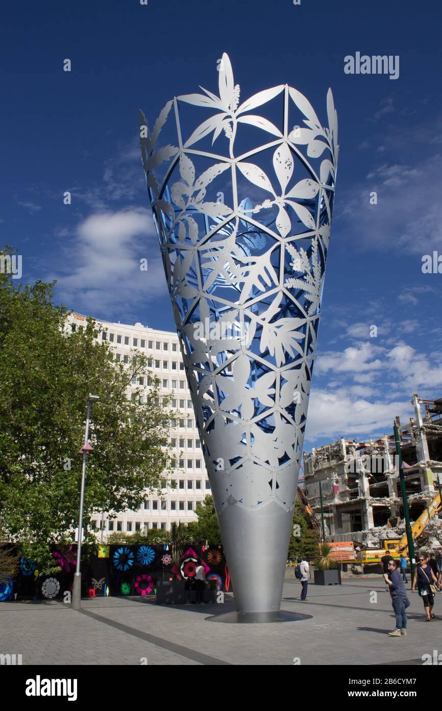 Reconstruction of the Christchurch Cathedral, Christchurch, New Zealand ...